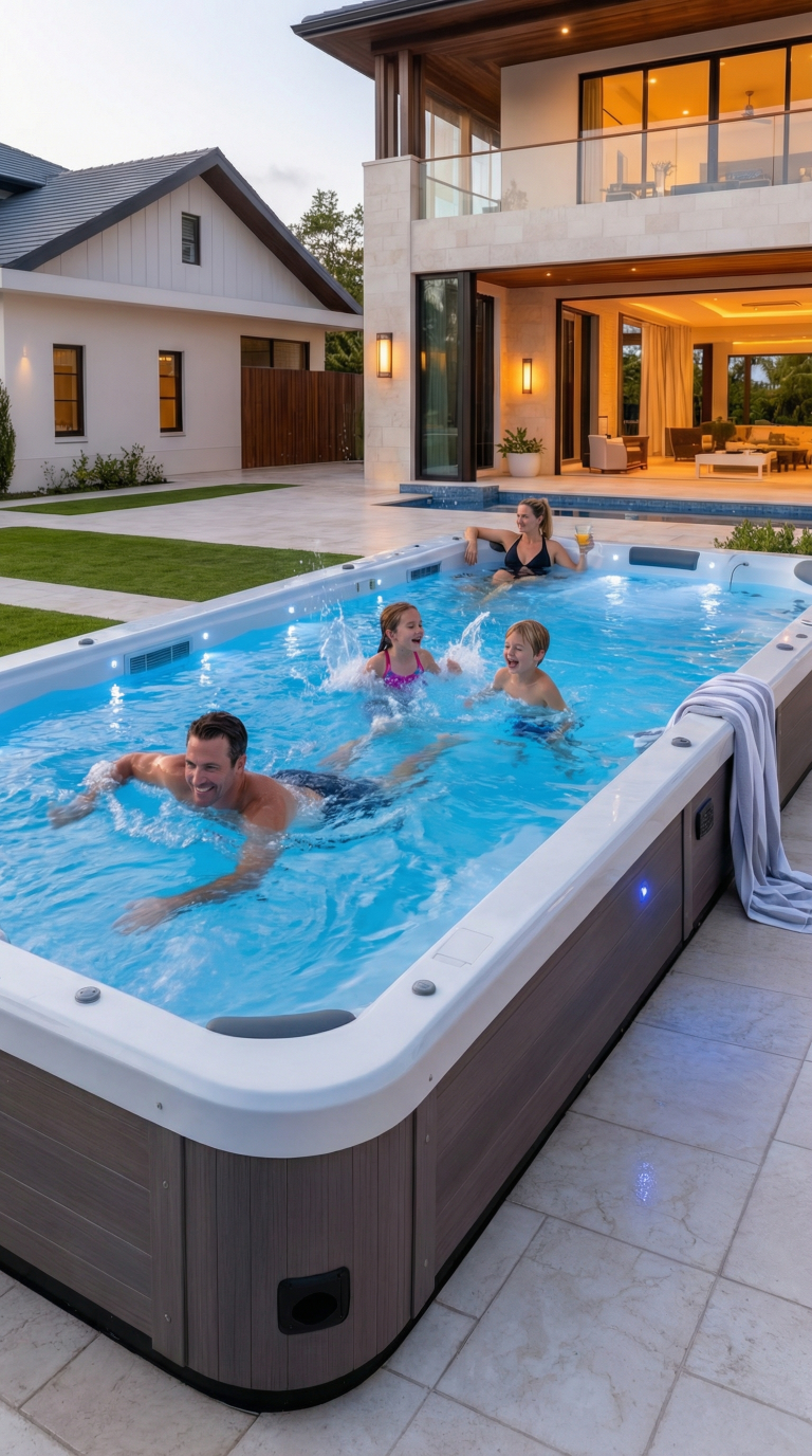 Smart Infinity Pool: Luxury Wellness at Home